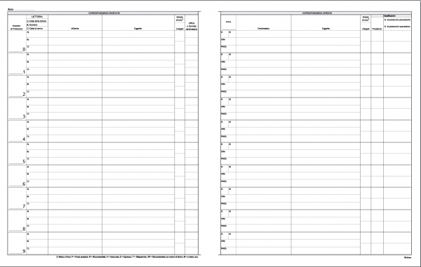 Registro protocollo corrispondenza arrivo - partenza | IoUfficio